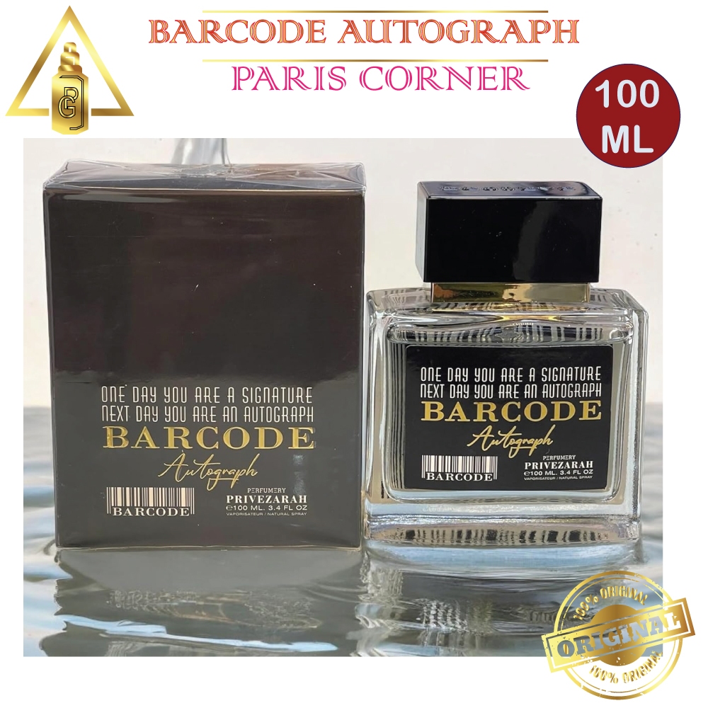 BARCODE AUTOGRAPH Eau De Parfum Men & Women Spray Fragrance Scent 100ml ...