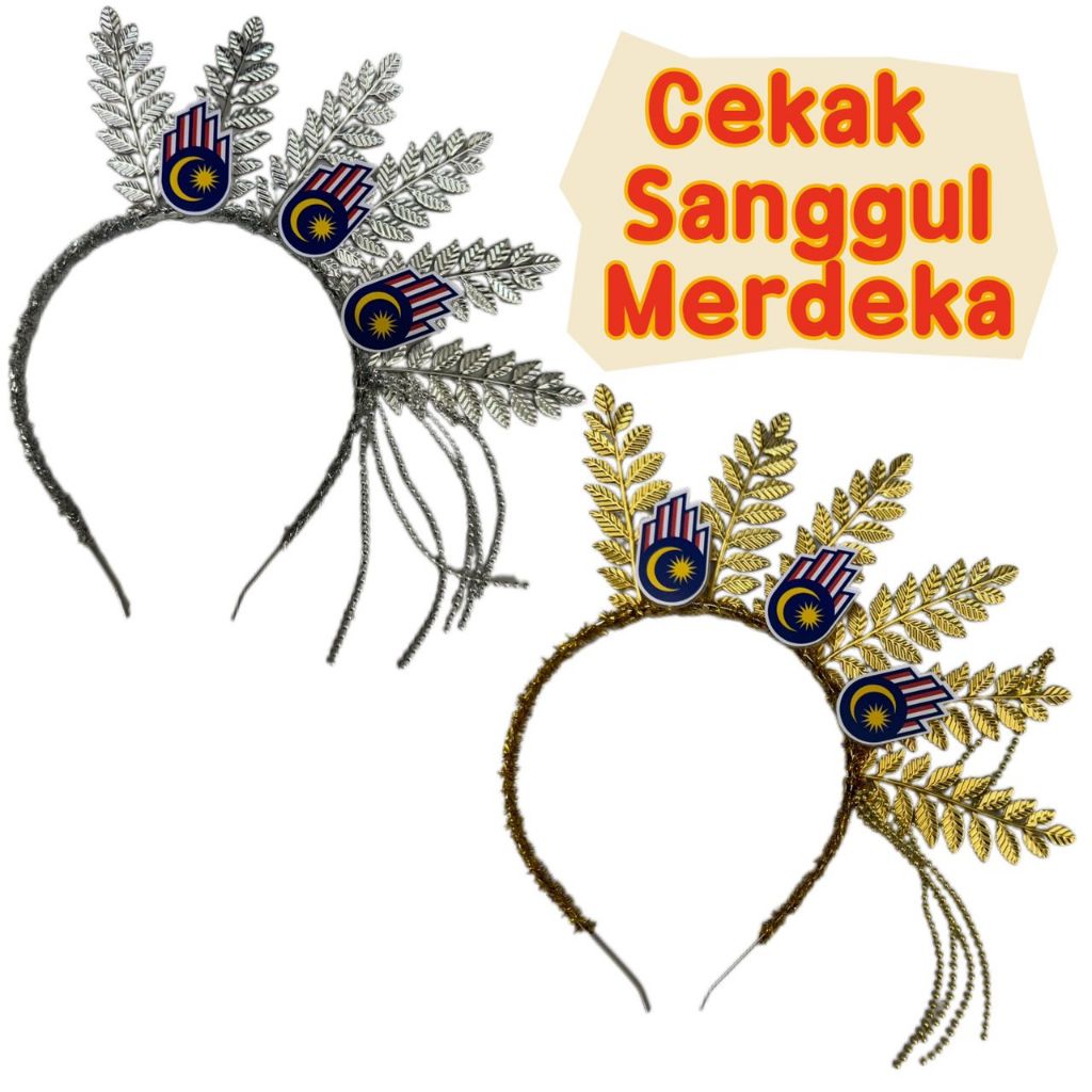 Ready Stock/Cekak Merdeka Bendera Cekak Sanggul Modern/ Dewasa/Kanak ...