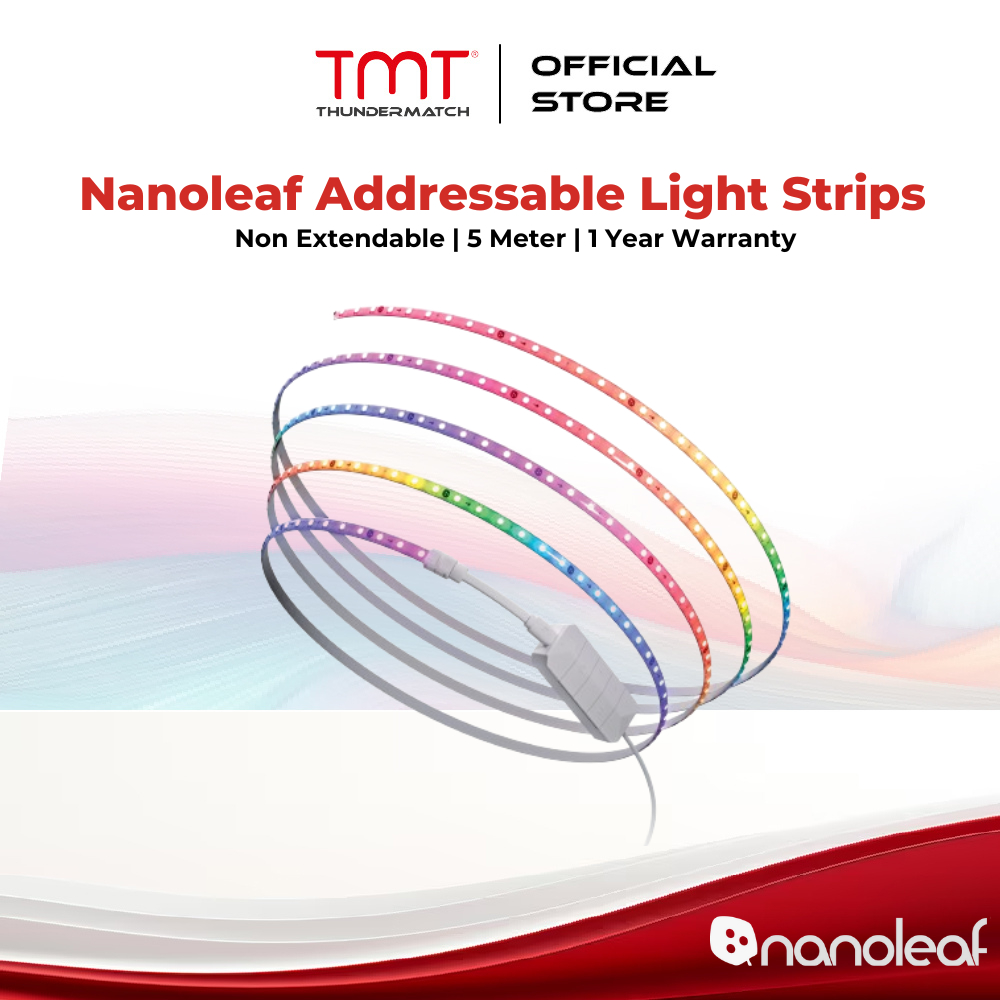 Nanoleaf Addressable Light Strips | 5 Meter | Non Extendable | 1 Year ...