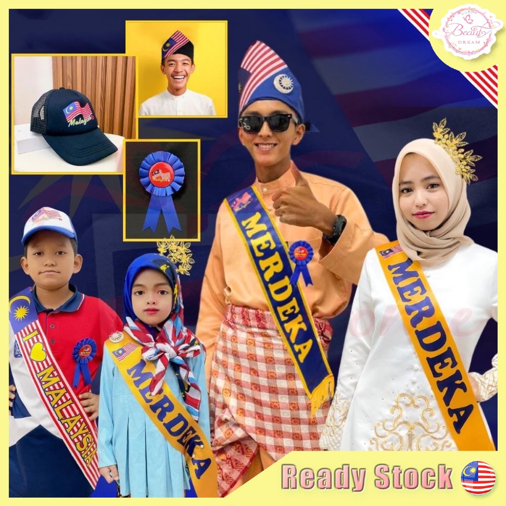 ⚡️Ready Stock⚡️Bendera Malaysia Tanjak Merdeka Kerongsang Sash ...