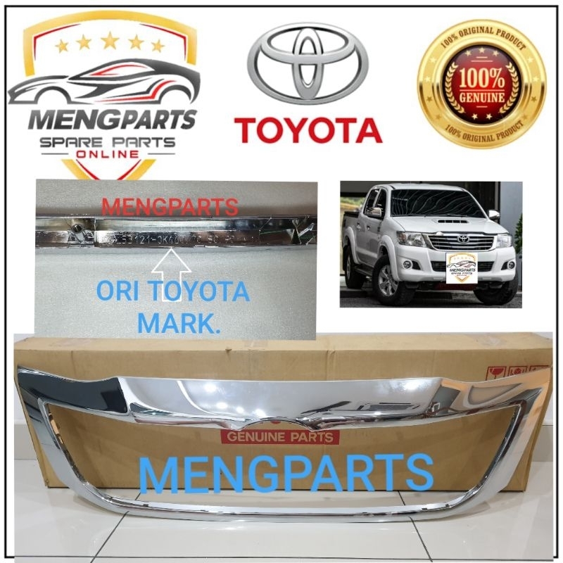 ORIGINAL TOYOTA HILUX VIGO CHAMP KUN26 2013Y-2015Y FRONT GRILLE ...