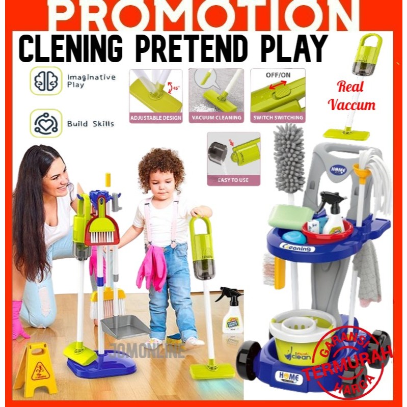~Ship From KL~ Kids Toys Pretend Play Cleaning Toys Pretend Play ...