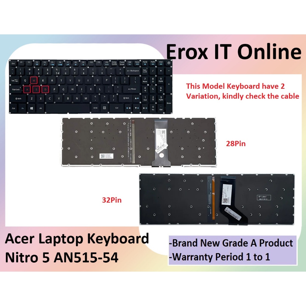 Acer Nitro 5 AN515-31 AN515-41 AN515-42 AN515-51 AN515-52 AN515-53 ...