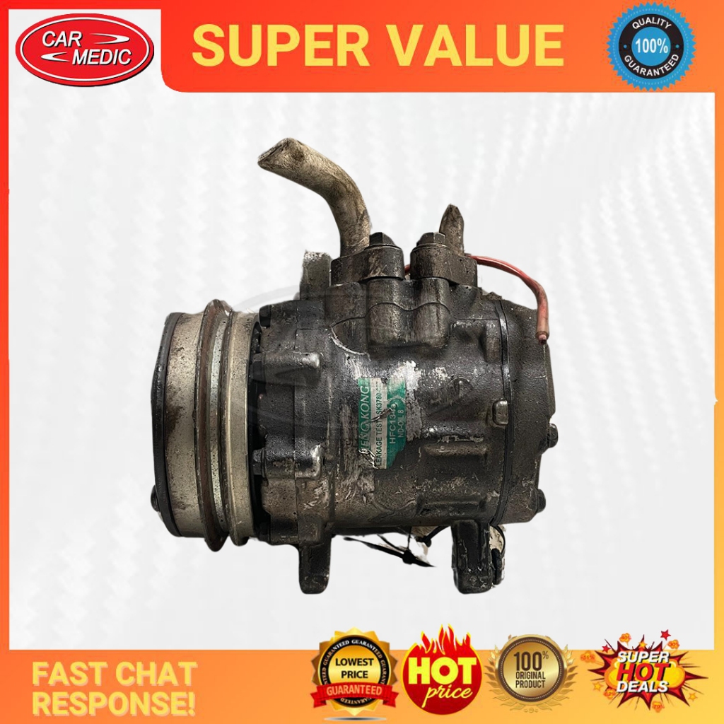 Original Sanden Perodua Viva 850 CC 1.0 CC Air Cond Compressor (Used ...