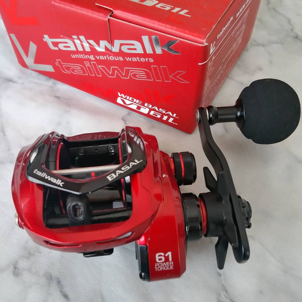 Tailwalk WIDE BASAL Baitcasting Reel | Powerful Drag & Durability for ...
