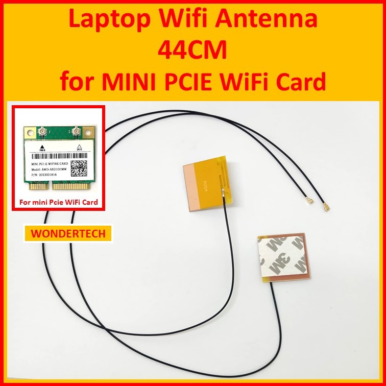 Laptop Wireless Antenna 44CM for MINI PCIE WiFi Card I-PEX 1 | Shopee ...
