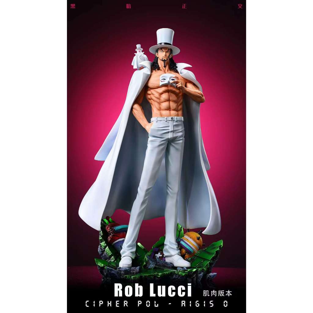 LX Studio - Rob Lucci One Piece Resin Statue GK Anime Figure | Shopee ...