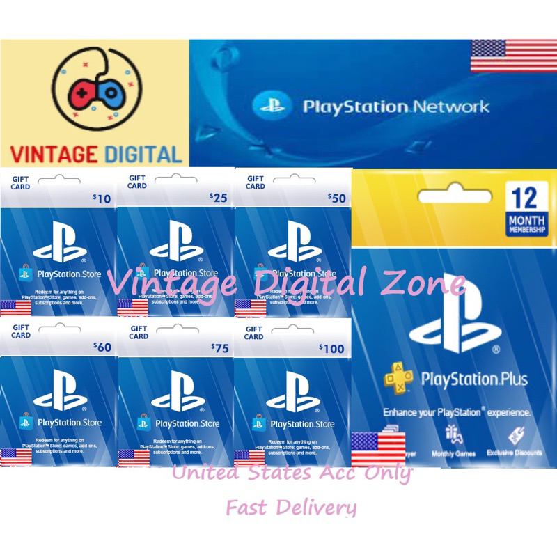 Playstation Game US PsStore | PlayStation Game Wallet USD | PS3 PS4 PS5 ...