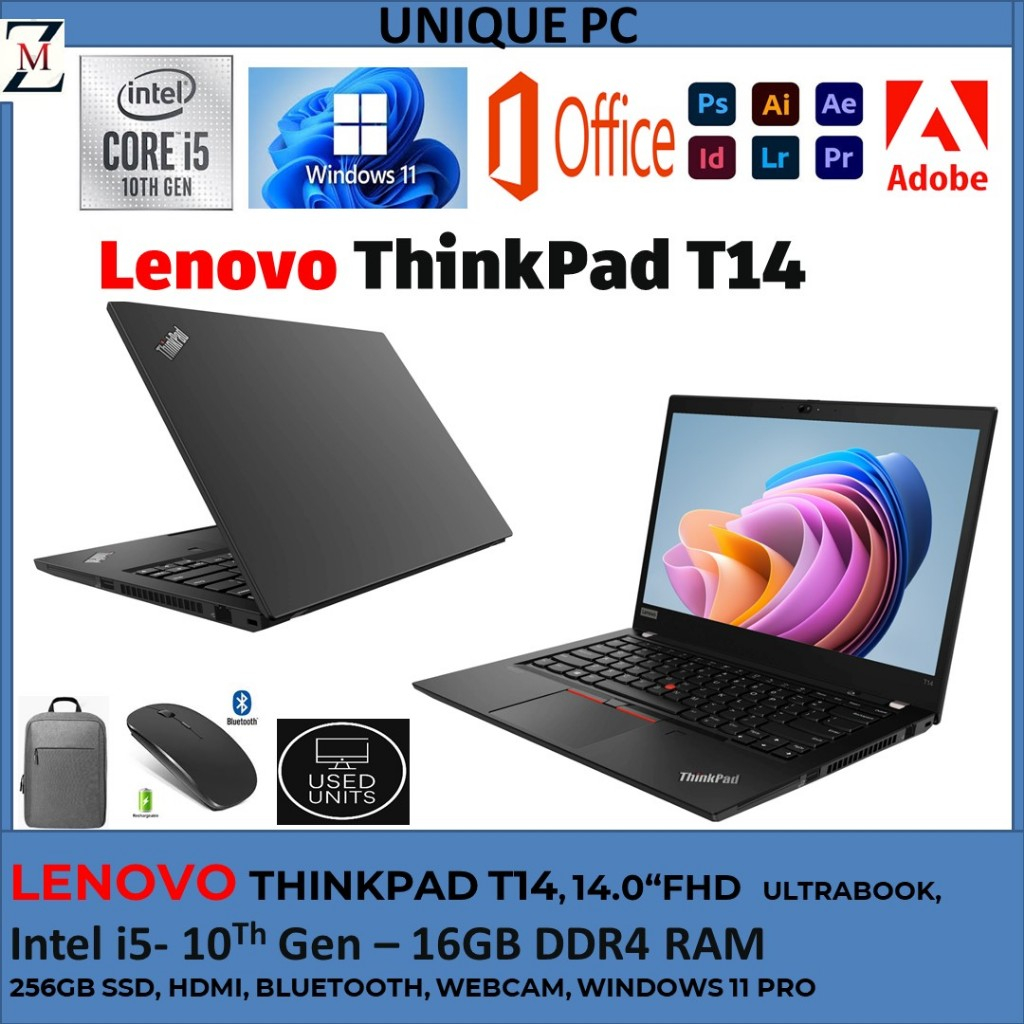 Lenovo ThinkPad T14-T14S (Gen 1) INTEL CORE i5-10TH GEN / CORE i7 -1OTH ...