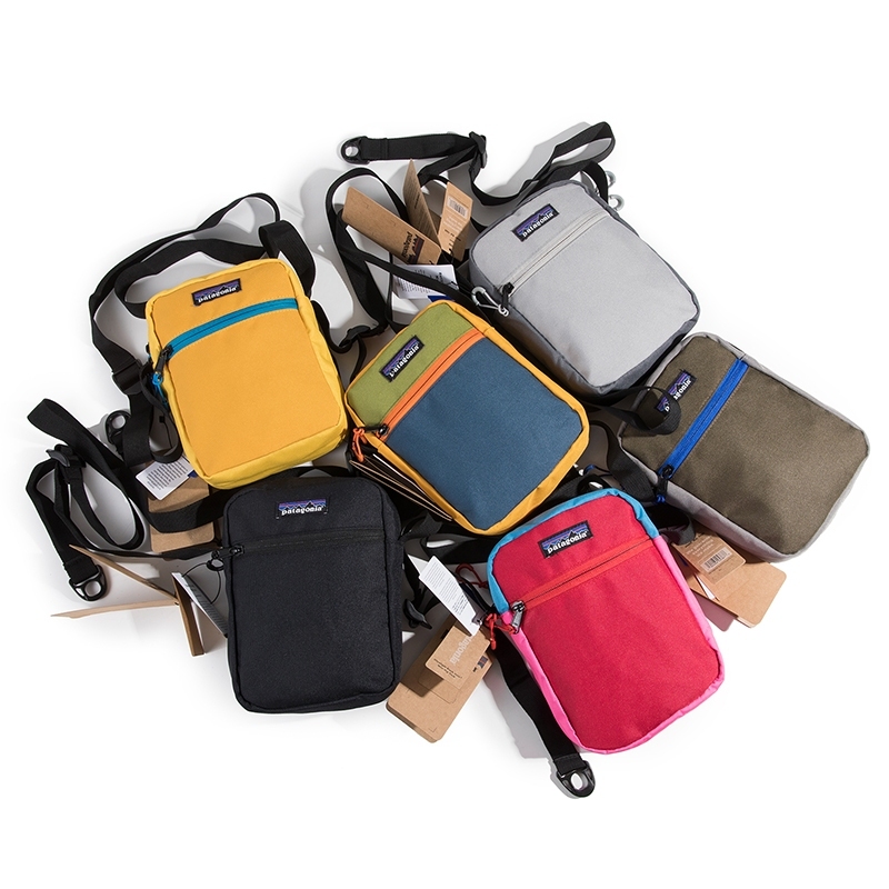 Pata gonia Outdoor Shoulder Bag Lightweight Contrast Color Sling Bag ...