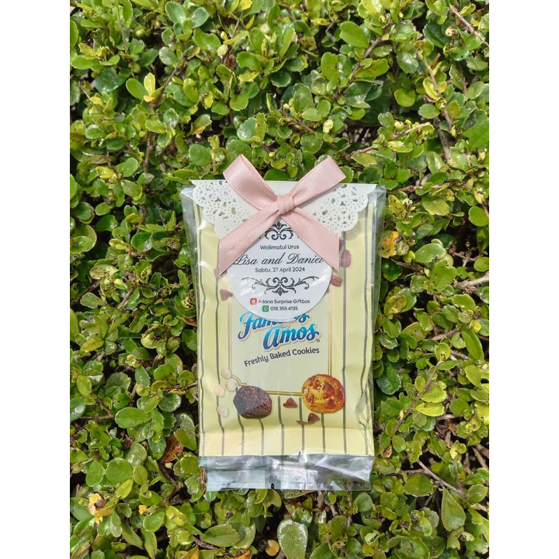 Doorgift/Goodies Famous Amous Chocolate Chip Cookies (Small pack 25g ...