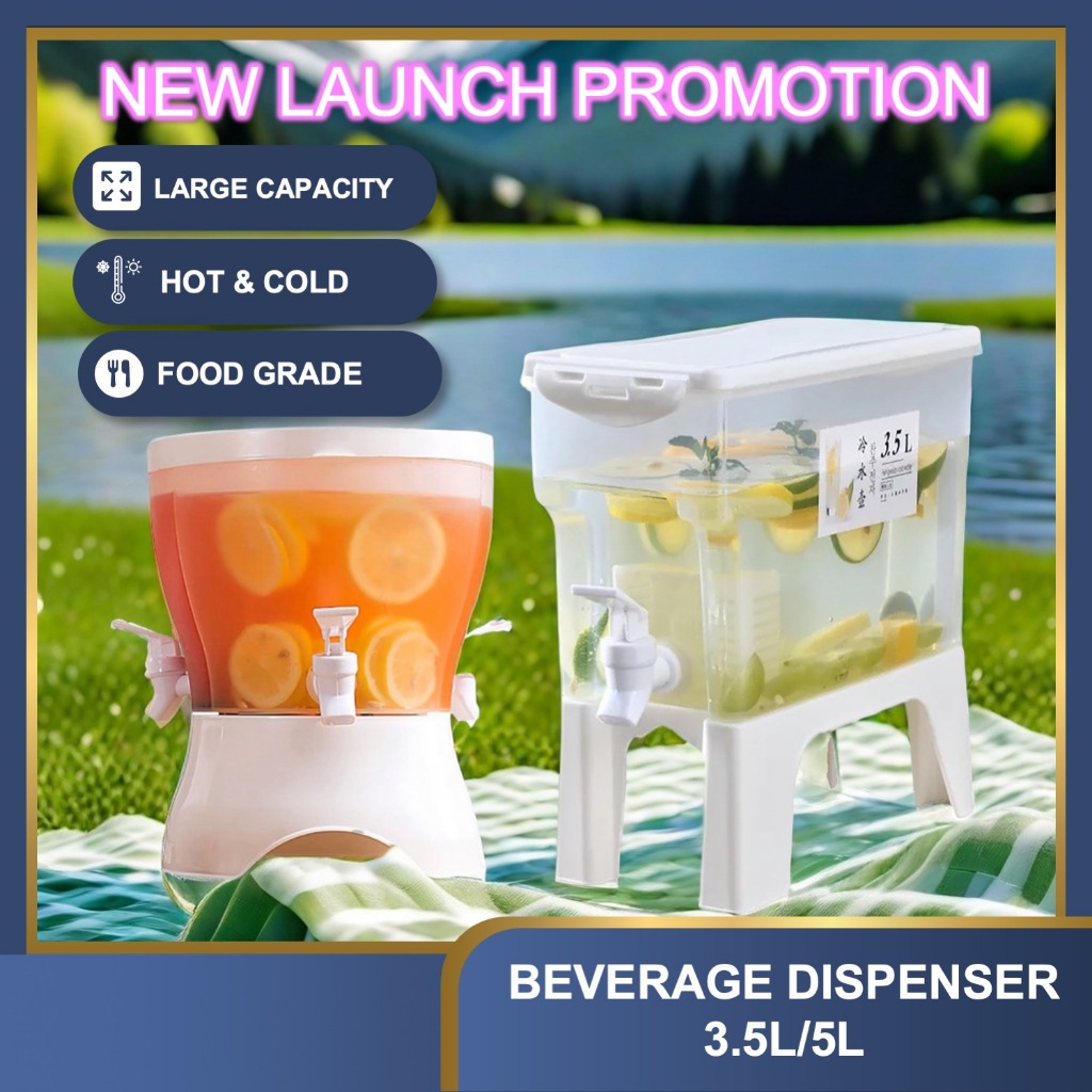 3 in 1 5L Water Dispenser Separator Design Cold Drink Homemade Beverage ...
