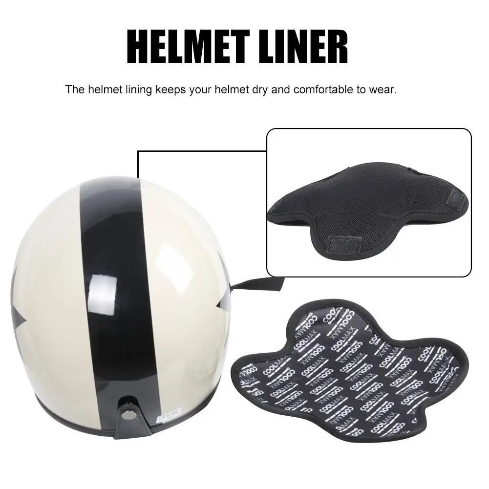 Motorcycle Helmet Insert Liner Cap Cushion Pad Quick-Drying Breathable ...