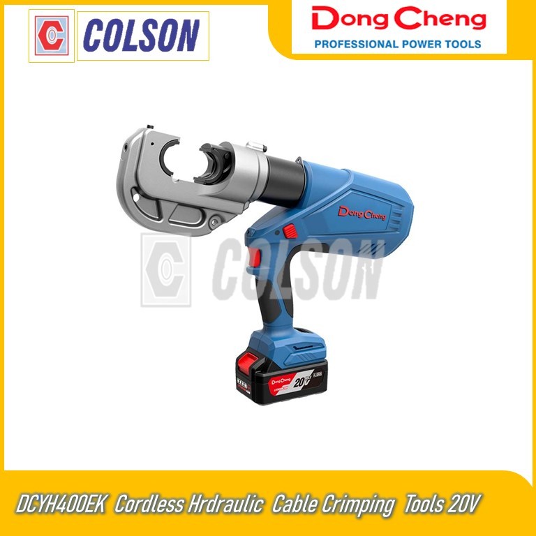 COLSON DONG CHENG DCYH400EK Cordless Hydraulic Cable Crimping Tool 20V ...