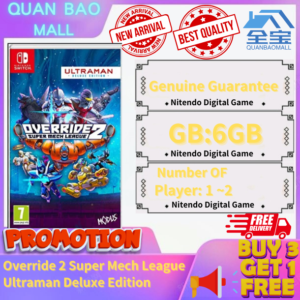 Override 2 Super Mech League Ultraman Override 2 超級機甲聯盟 (Nintendo ...