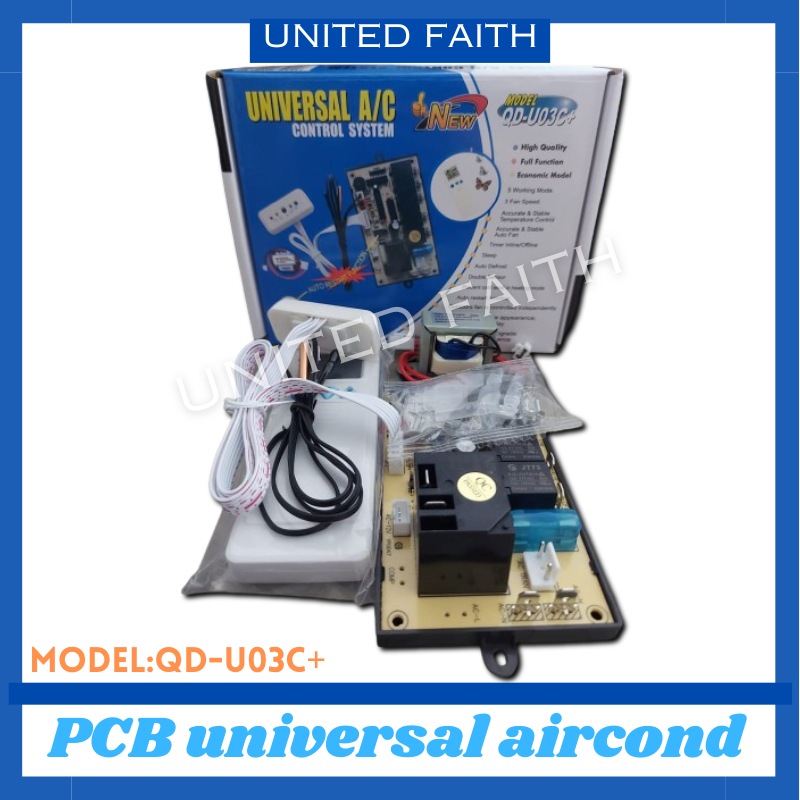 UNIVERSAL MODIFY PCB BOARD FOR WALL TYPE AIR CONDITIONER WITH REMOTE ...