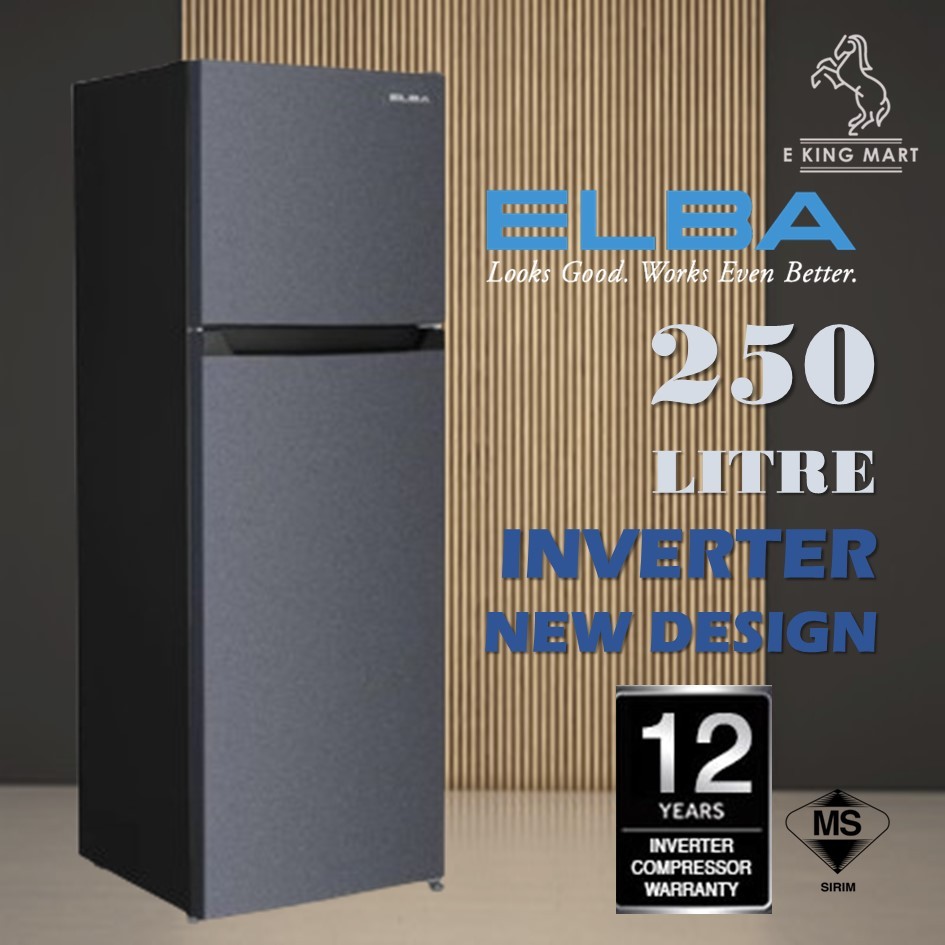 HAIER HRF-IV258H 258L INVERTER DEO Fresh Chiller Box / ELBA 2 Door ...