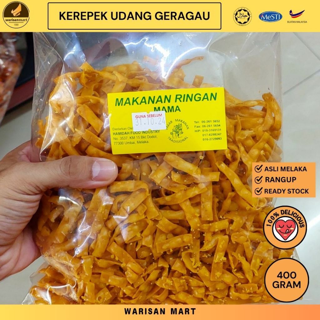 Kerepek Udang Geragau I Shrimp Crackers 400g | Shopee Malaysia