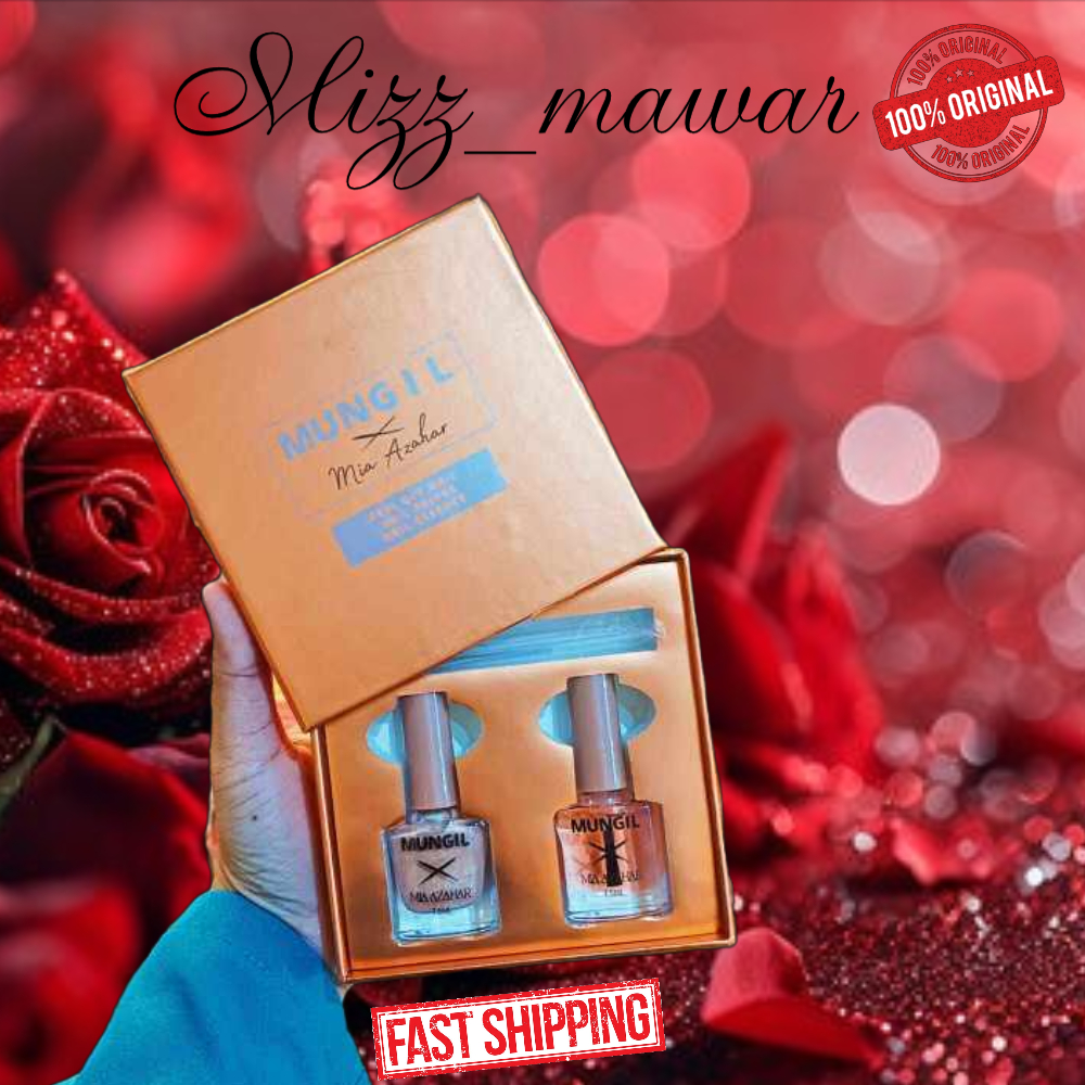 MUNGIL X MIA AZHAR PEWARNA KUKU CANTIK | NUDE GOLD PEEL OFF NAIL MUNGIL ...