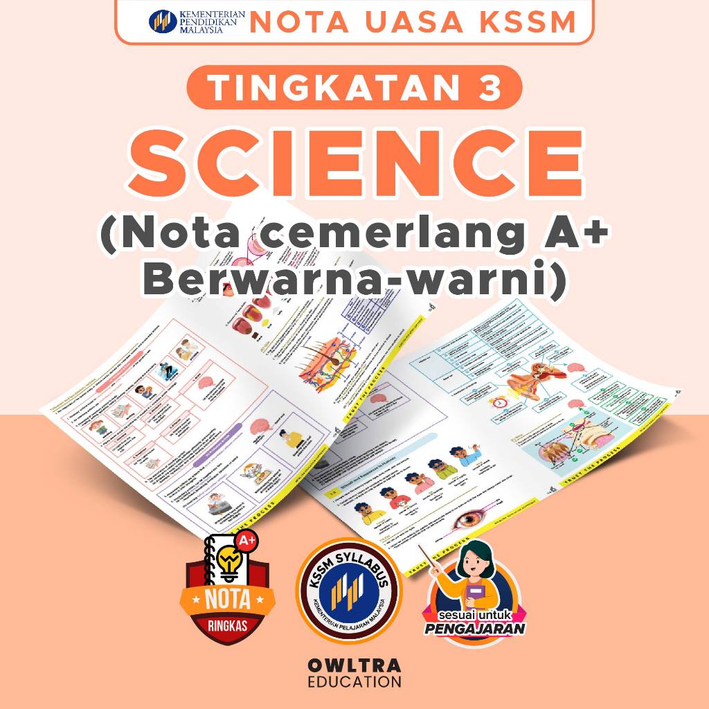 Nota Science UASA Tingkatan 3 PT3 Nota A+ (Printed Note) | Shopee Malaysia