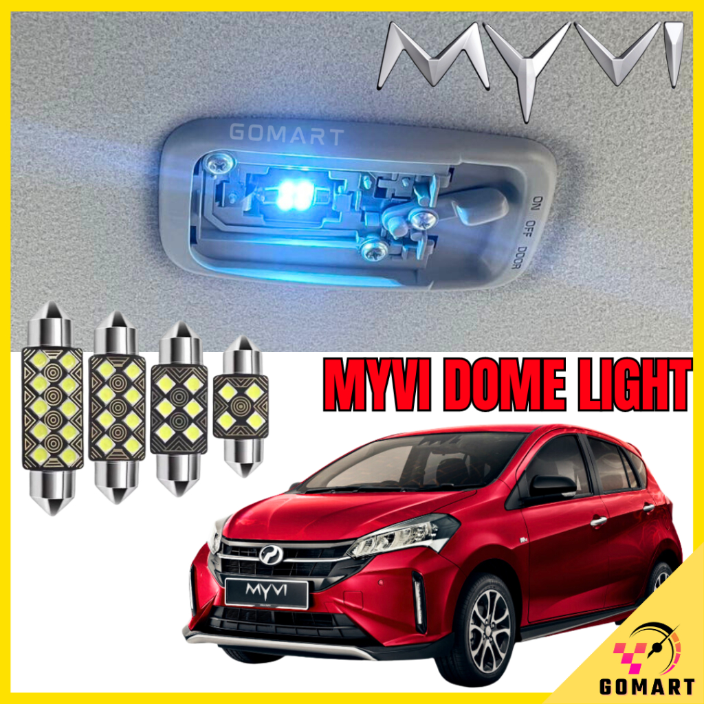 NEW PERODUA MYVI CAR DOME LIGHT Car Room Interior Led Lamp Bulb Lampu ...