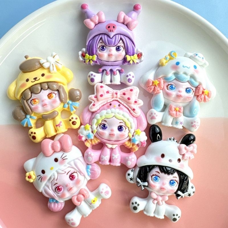 Resin Princess Crafts Cartoon Pop Mart Crocs Pin Kuromi jibitz Charm ...
