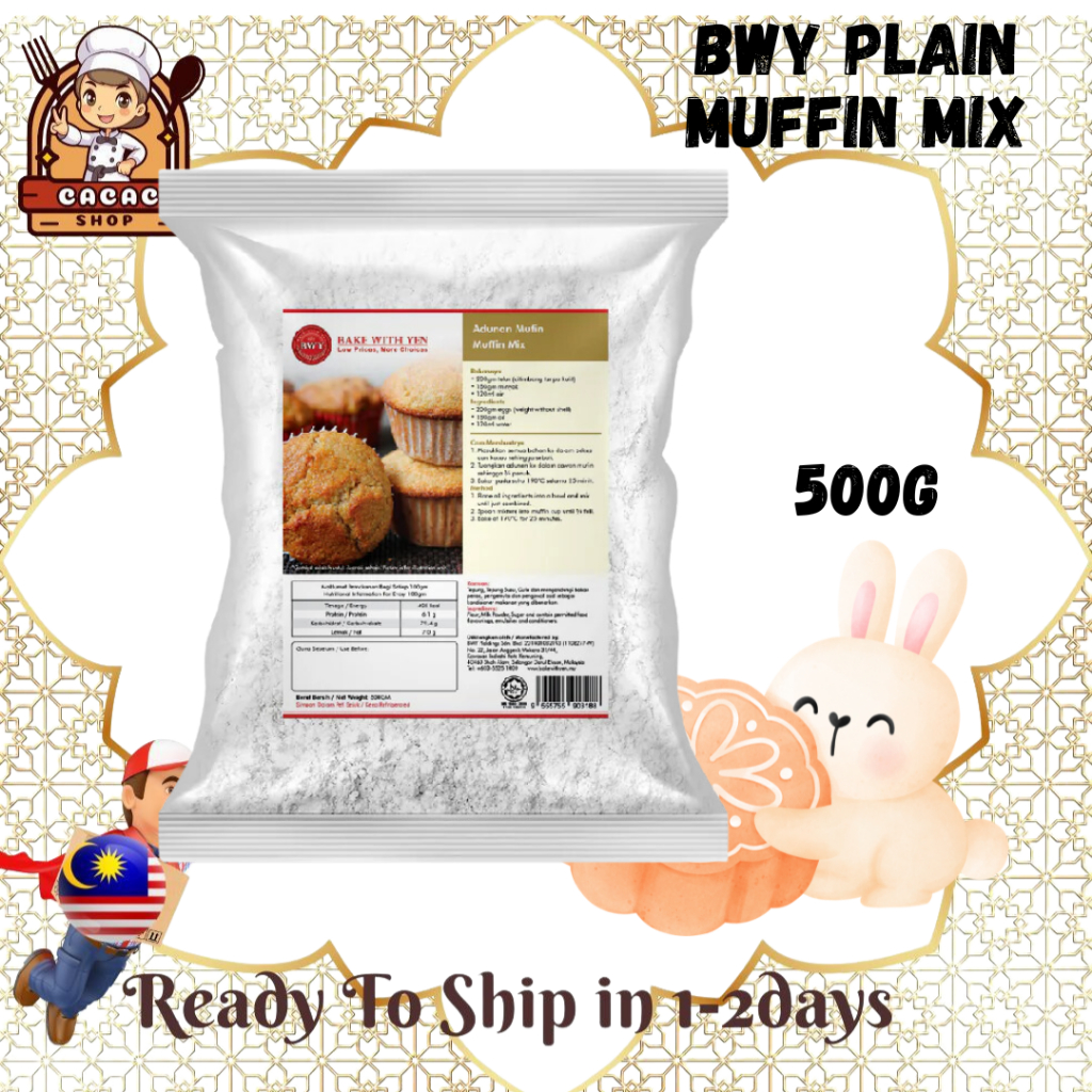 BWY PLAIN MUFFIN MIX 500G | Shopee Malaysia
