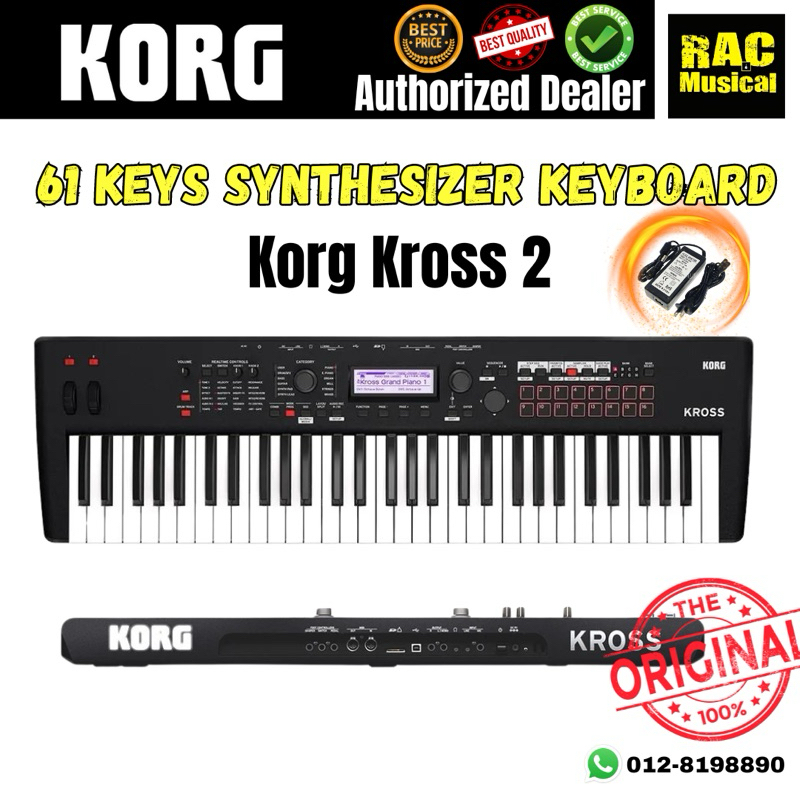 [ORIGINAL] KORG KROSS 2 Synthesizer Workstation 61 Keys Keyboards with ...