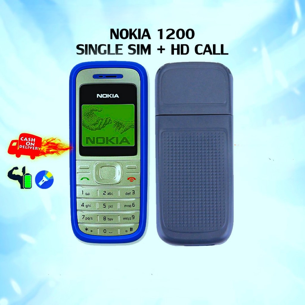 📱Nokia 1200 Single Sim Button Mobile Phone in Original intact Box📱 ...