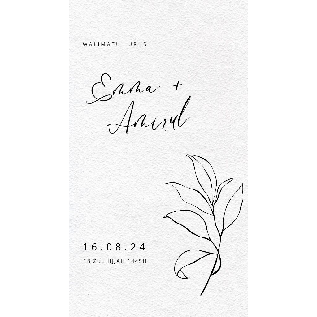 Kad Digital Murah Wedding Card Digital Kad Kahwin Digital Video Kad ...