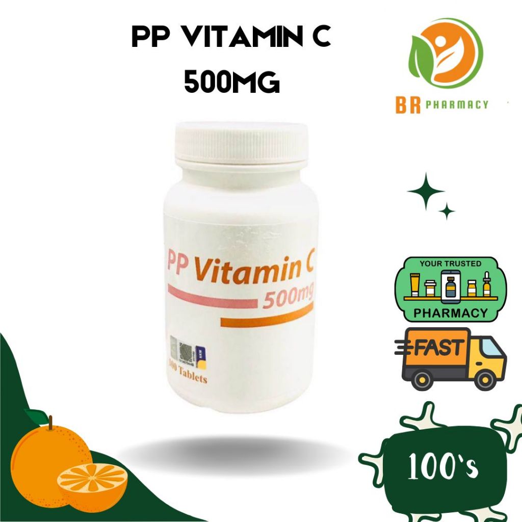 PP VITAMIN C 500MG (100 TABLETS) | Shopee Malaysia