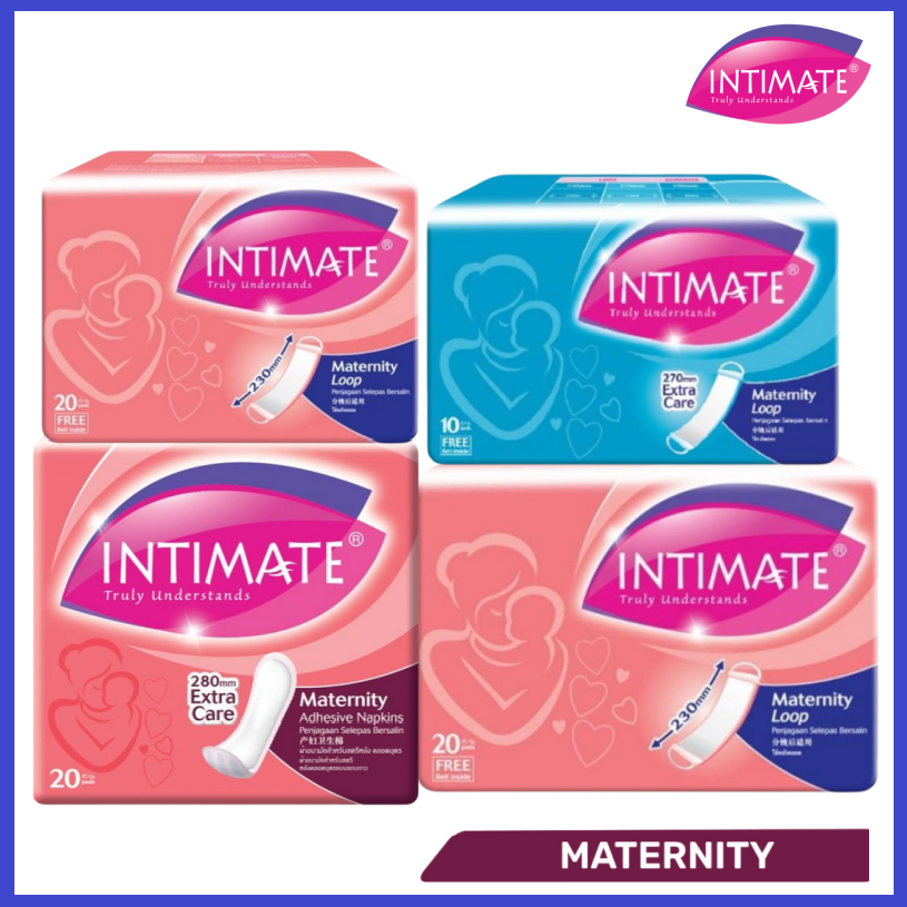 Intimate Maternity Loop 230mm/270mm Tuala Bersalin Pakai Buang Bertali ...