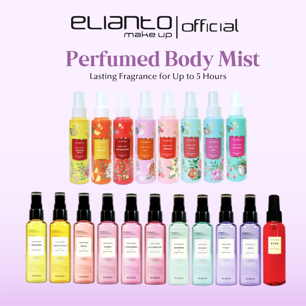 Elianto Perfumed Body Mist (100ml) Body Spray Fragrance Mist Pewangi ...