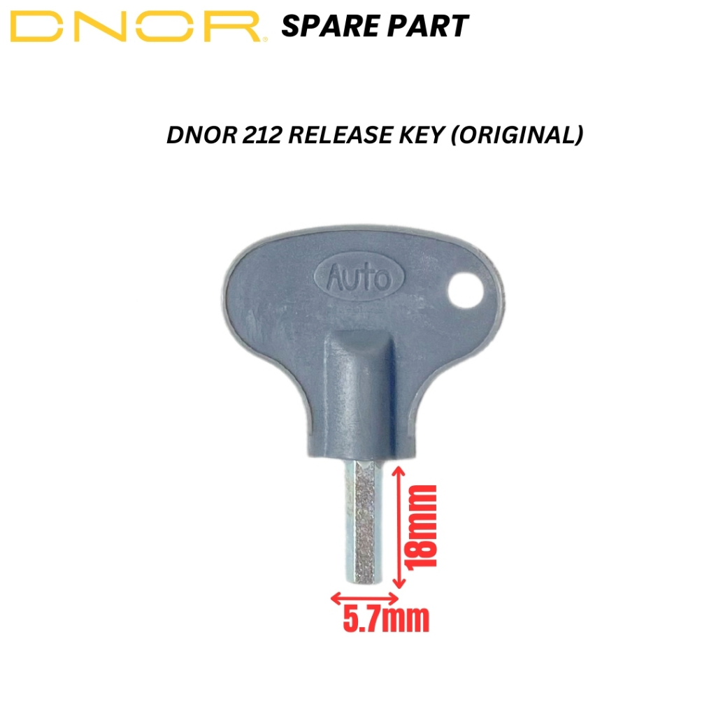 Dnor 212 /712 Autogate Motor Release Key Swing/Folding Motor Allen key ...