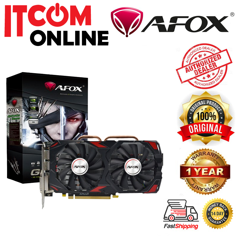 AFOX ATI RX 580 8GB GDDR5 256BIT GRAPHIC CARD (AFRX580-8192D5H3-V3 ...