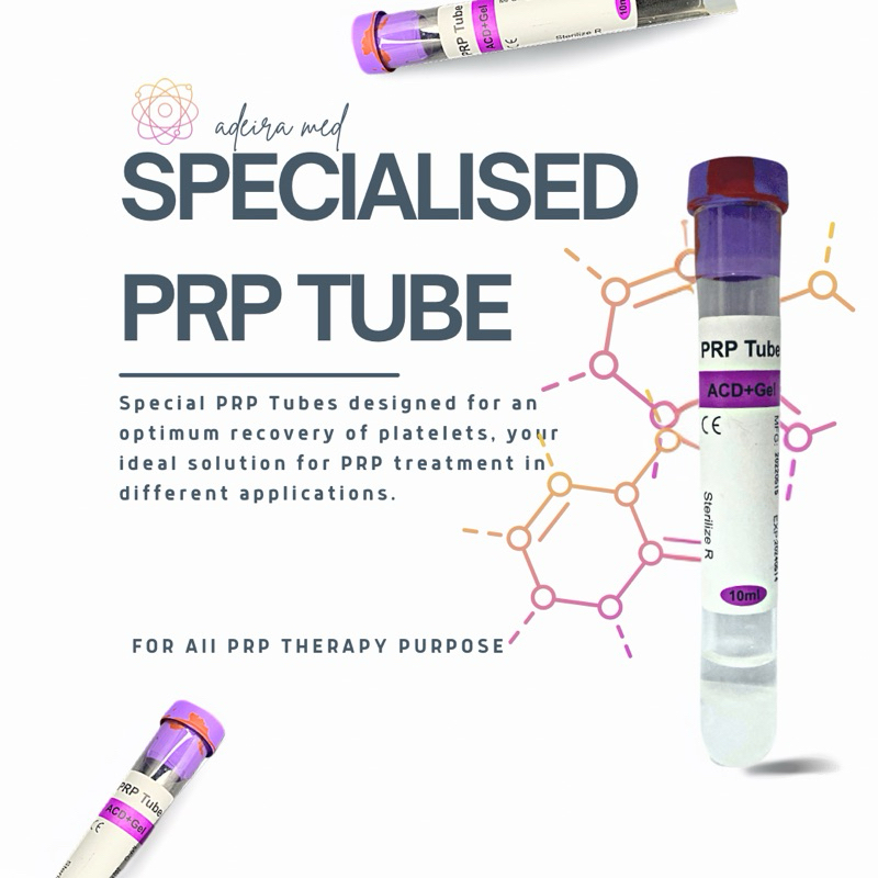 🇲🇾 PRP CE certified prp serum 50pcs premium PRP serum 管 血清管含抗凝物 和分离胶 ...