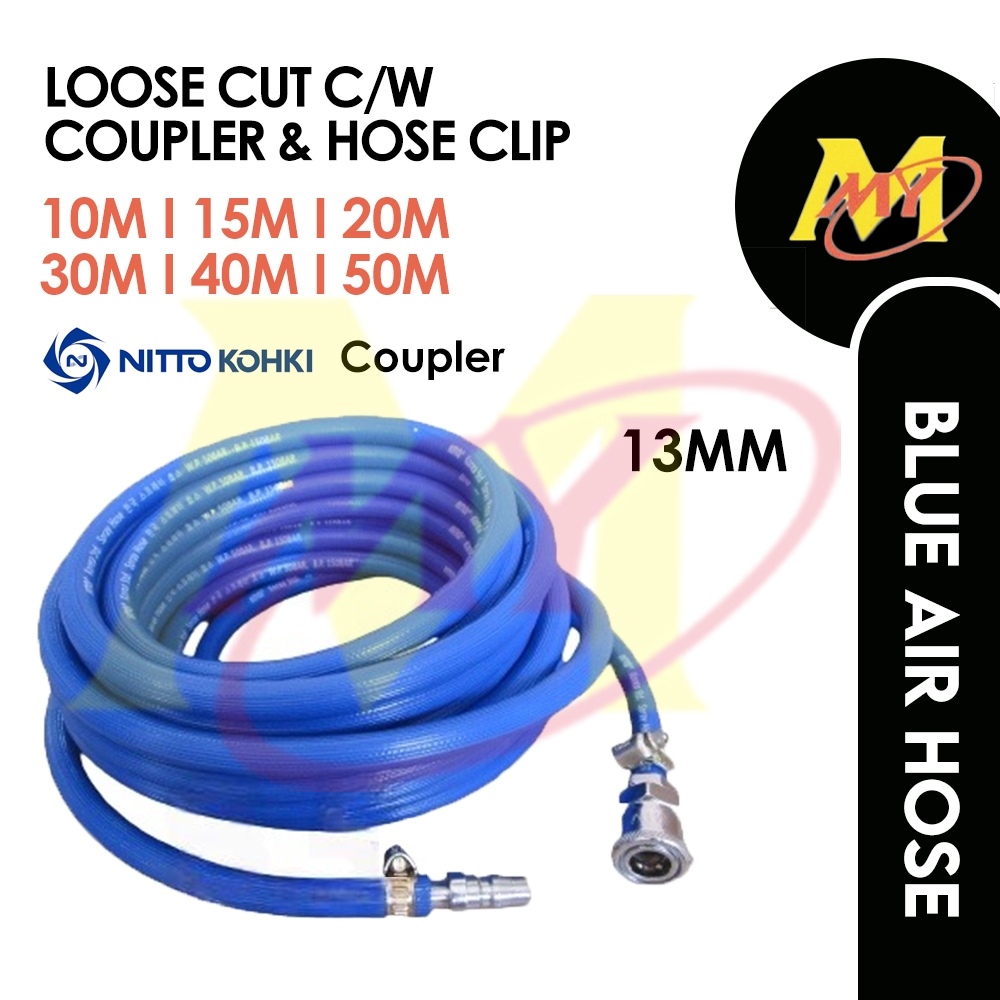 MY Korea Blue Air Hose 10M I 15M I 20M I 30M I 40M I 50M PVC Reinforced ...