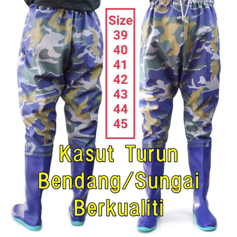 Kasut turun sawah bendang sungai tinggi 110cm/High quality waterproof ...