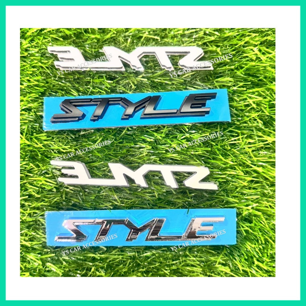 Emblem style for perodua axia myvi alza viva mg3 | Shopee Malaysia