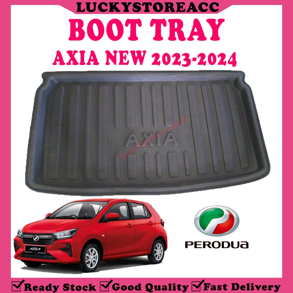 Perodua Axia Baru Custom Fit OEM Car Rear Boot Tray Luggage Cargo Trunk ...