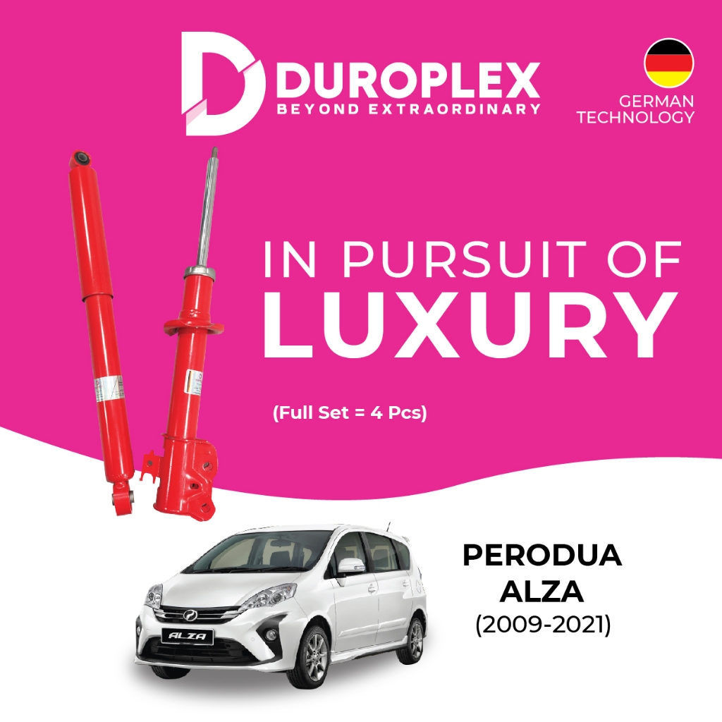 DUROPLEX Full Set Absorbers Perodua Alza (2009-2021) (4 pieces ...