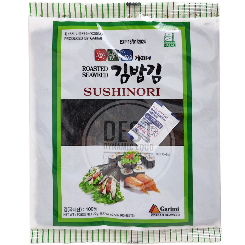 [KOREA] Garimi Sushi Nori Gimbap Roasted Seaweed 10's Full Cut (HALAL ...