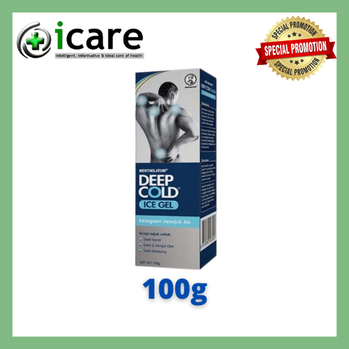 MENTHOLATUM DEEP COLD ICE GEL 100G ( EXP DATE : 05/2027 ) | Shopee Malaysia