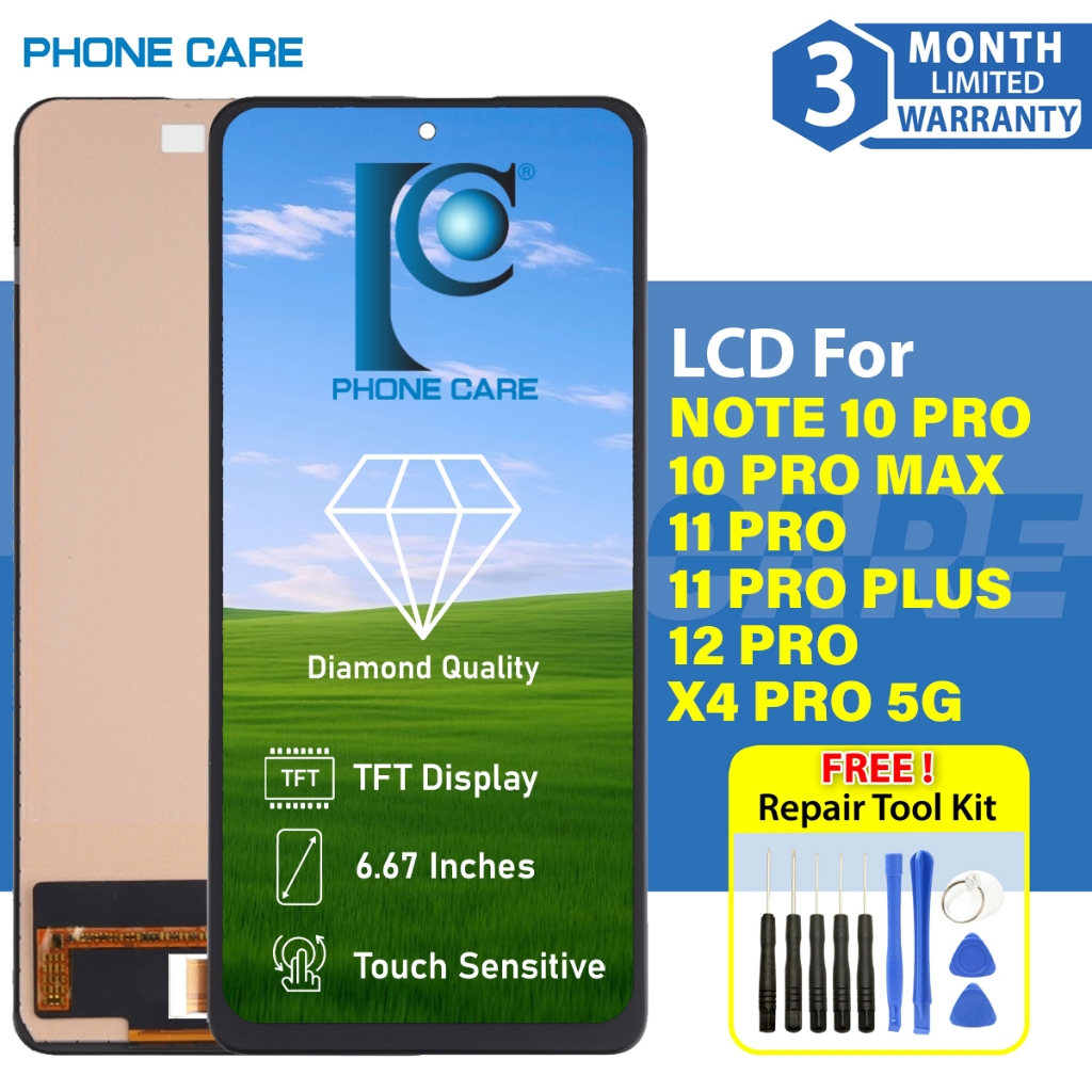 LCD Display Touch Screen Compatible For REDMI NOTE 10 PRO 4G / NOTE 11 ...