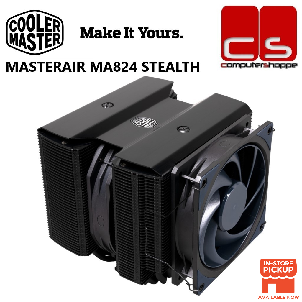 Cooler Master MA824 Stealth Dual Tower CPU Air Cooler | Shopee Malaysia