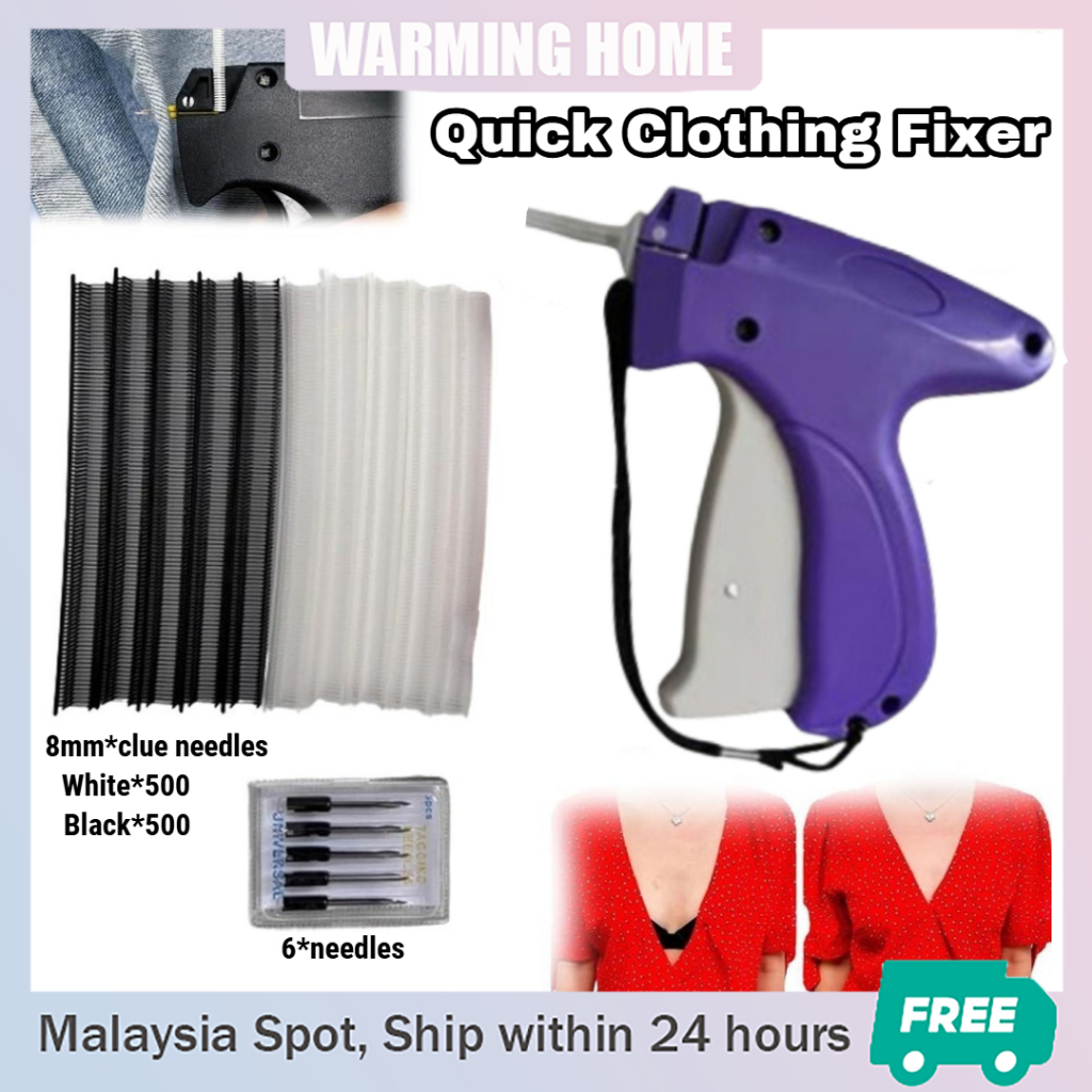 Quick Clothing Fixer Mini Stitch Hemming Tool for Clothes Micro Tagging ...