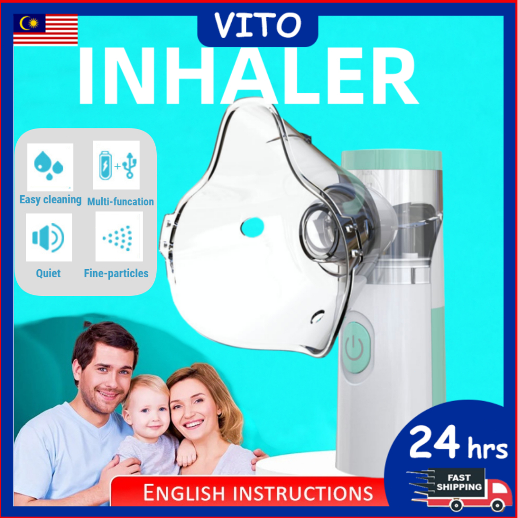 Portable Nebulizer Handheld Kids Adult Atomizer Inhaler Ultrasonic ...