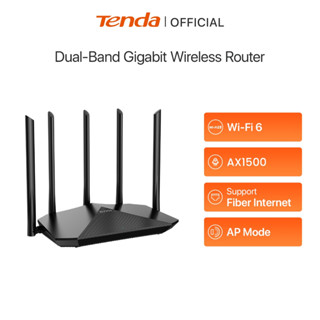Tenda RX2 Pro AX1500 WiFi 6 Router Dual Band Gigabit Quad-core Wireless Router Support Ap Mode ...