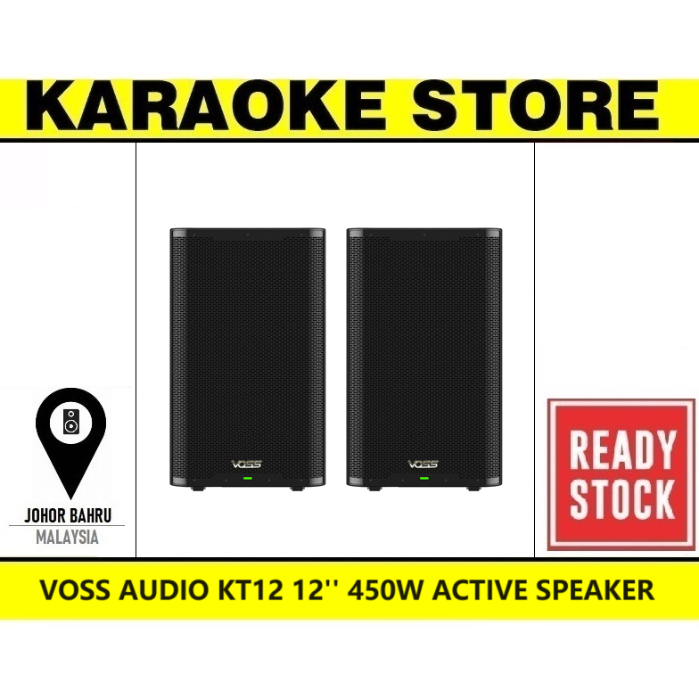 VOSS AUDIO KT12 12'' 450W ACTIVE SPEAKER (1 PCS / 1 PAIR) | Shopee Malaysia