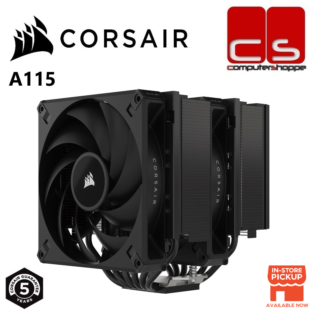 Corsair A115 Twin Tower CPU Air Cooler | Shopee Malaysia